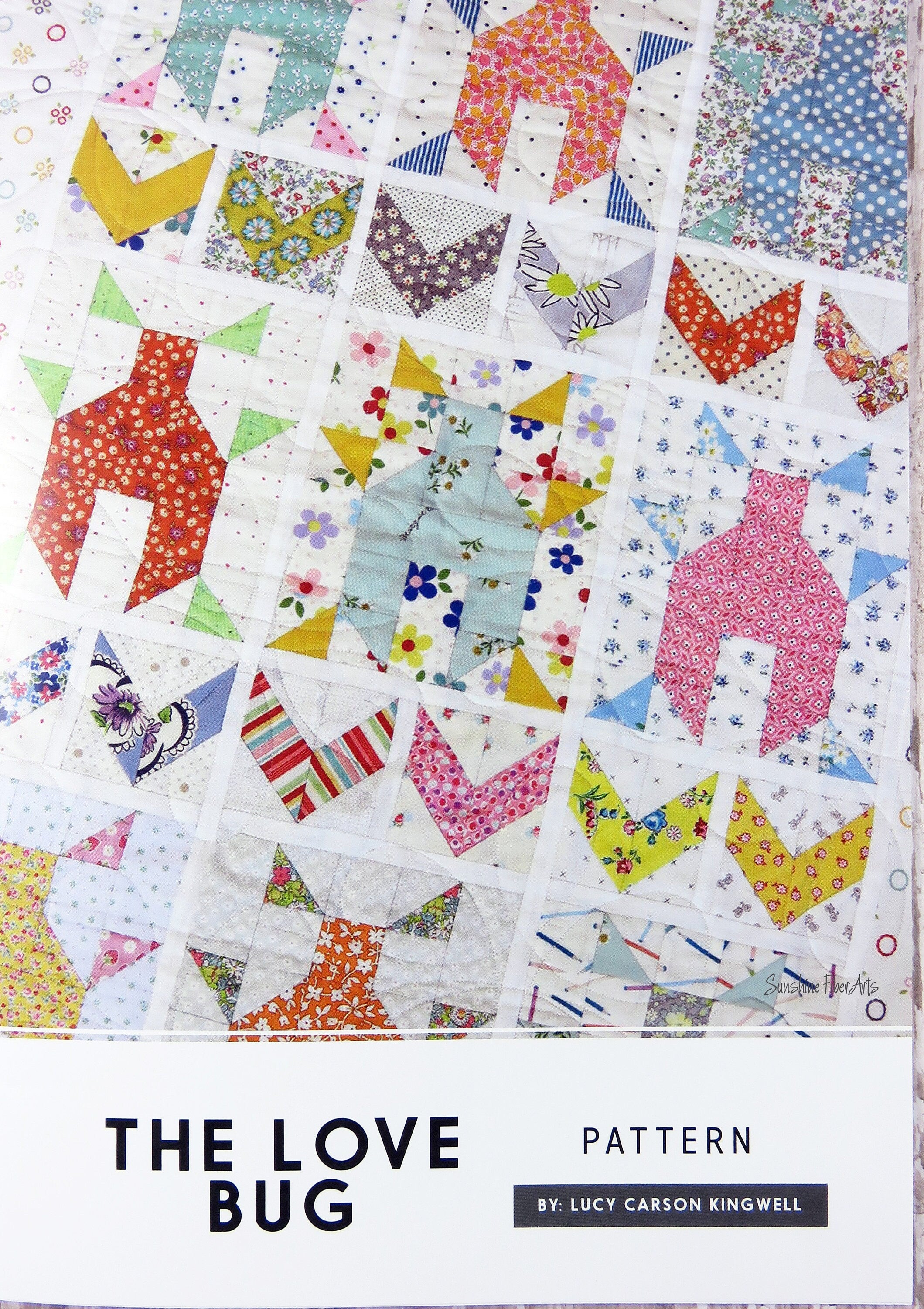 The Love Bug Quilt Pattern - Lucy Carson Kingwell - Jen Kingwell Desig ...